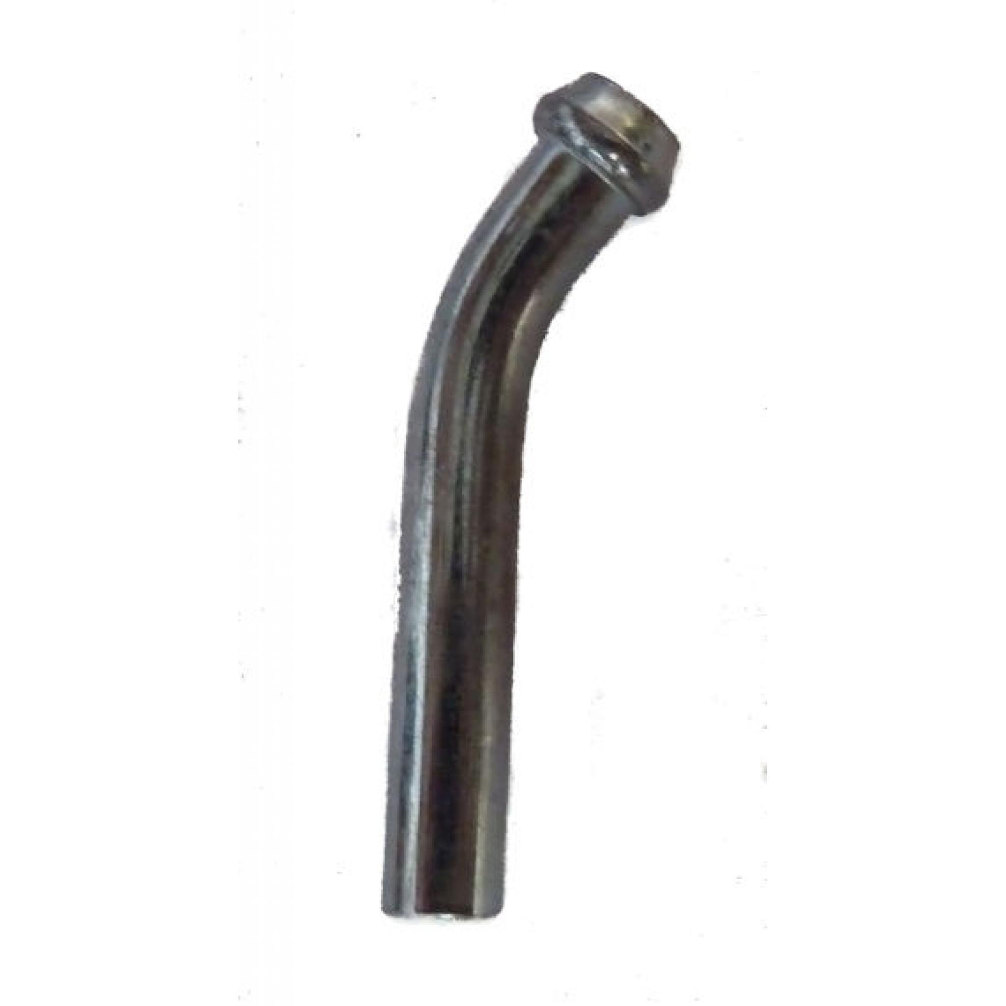 45 degree curved spigot for fuel/petrol/gas and oil feed.