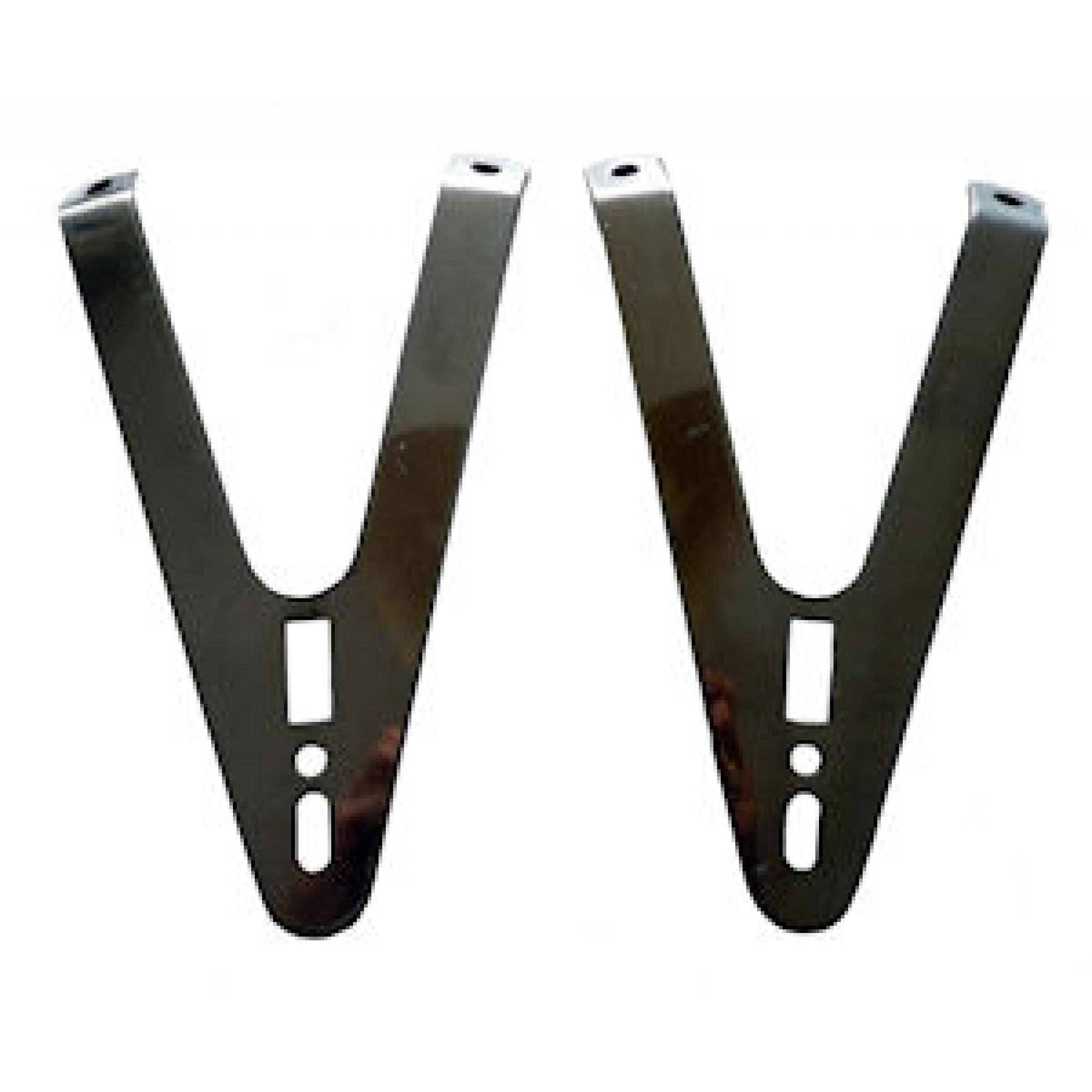 Alloy "Y" Shaped Mudguard Brackets - 8 inches (200mm) long