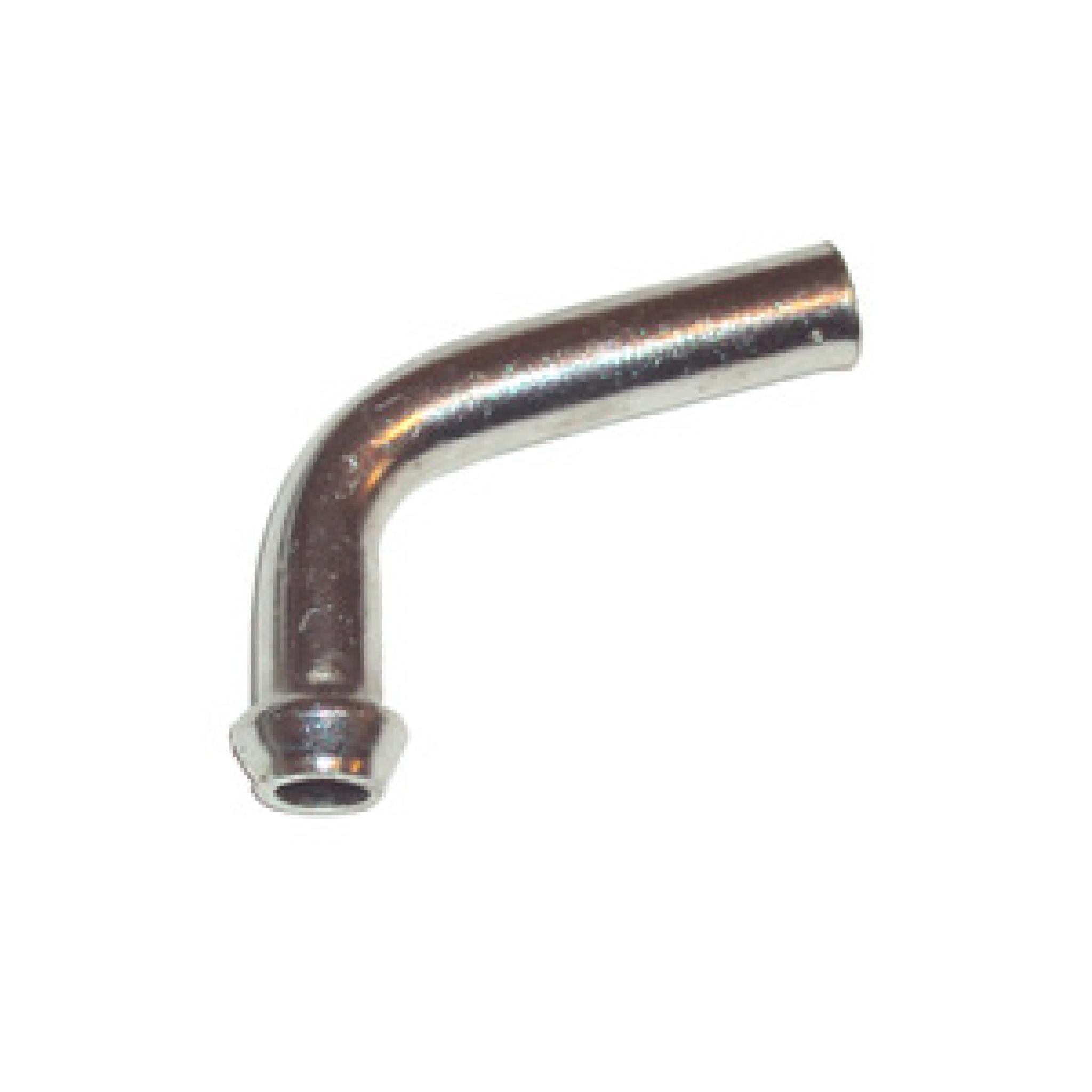 Curved 90 Degree Spigot with 1/4 Gas/BSP Free-Nut for Petrol/Gas and ...